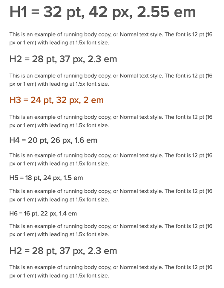 Typography and Headings | Visual Identity